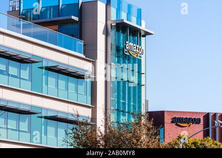 Amazon Corporate Office Building in Sunnyvale, California USA Stock ...