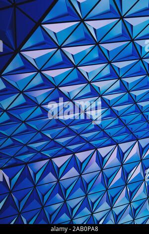 Abstract background of geometric shapes. purple dark tones Stock Photo ...