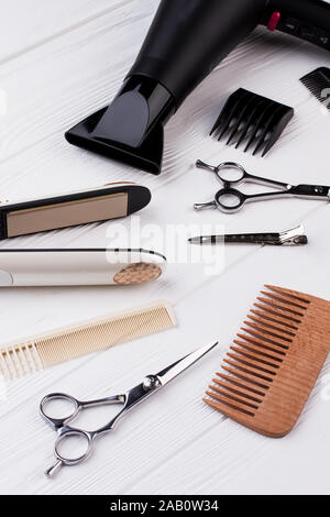 Various black Hair Clipper Comb Guide attachments for Electric Hair ...