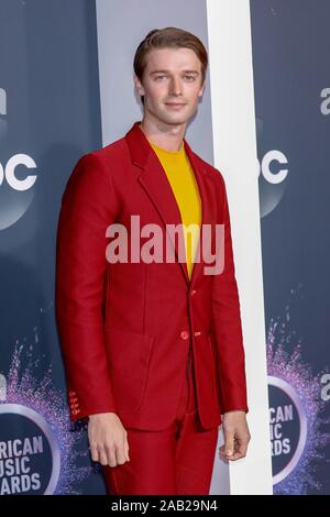 Patrick Schwarzenegger attends the 2019 American Music Awards at ...