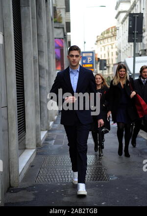 Milan, Hero Fiennes Tiffin in the center Hero Fiennes Tiffin, 22-year ...