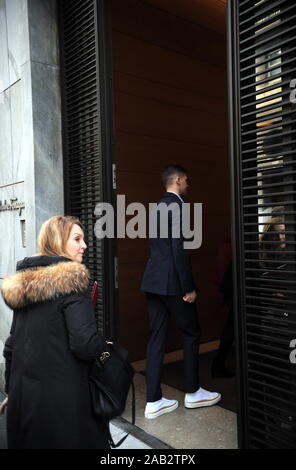 Hero Fiennes-Tiffin Harry Potter Premiere, London, UK Stock Photo - Alamy
