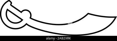 Cutlass pirate sword vector illustration for tattoo or t-shirt design ...