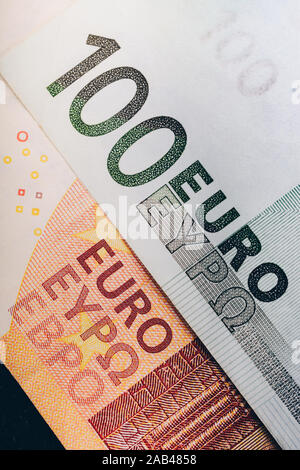 business, finance, investment, saving and corruption concept - close up ...