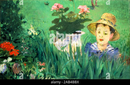Edouard Manet, Boy in Flowers 1876 Oil on canvas. National Museum of ...