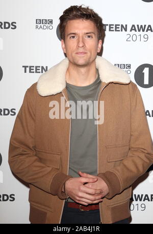 Greg James on the red carpet during the Radio One Teen Awards at BBC ...