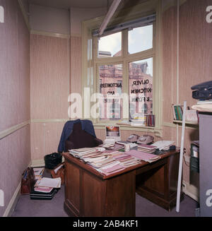 Office life in 1986, Leeds, West Yorkshire, northern England, UK Stock ...