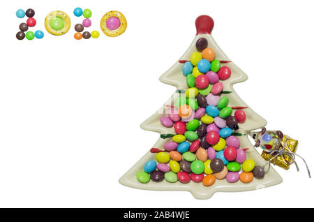 round shape chocolate in a small box on table Stock Photo - Alamy