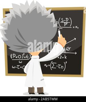 Boy with math equation illustration Stock Vector Image & Art - Alamy