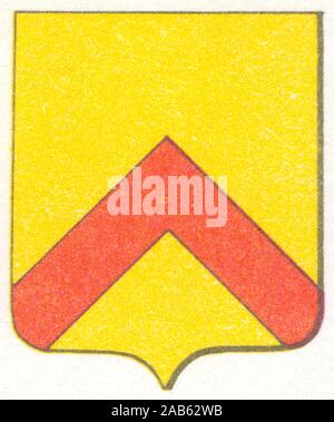 l'héraldique,science du blason.pièce honorable ou modifiée.bande Stock ...