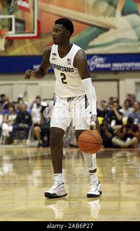 Michigan State guard Rocket Watts plays during the second half of an ...