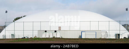 Inflatable air dome stadium. Inflated Tennis air dome or Tennis bubble ...