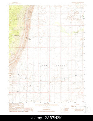 UT Greasewood Draw 249622 1988 24000 Inverted Restoration Stock Photo ...