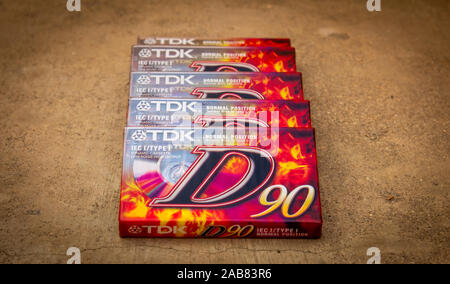 Salem, Tamil Nadu / India - November 24 2019 : Brand new unopened TDK ...