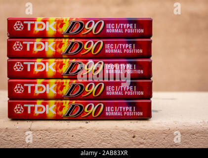 Salem, Tamil Nadu / India - November 24 2019 : Brand new unopened TDK ...