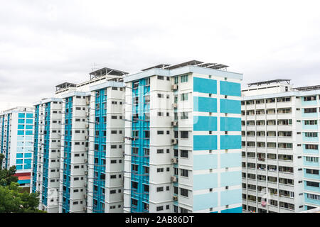 View of Singapore residential building also known as HDB Stock Photo ...