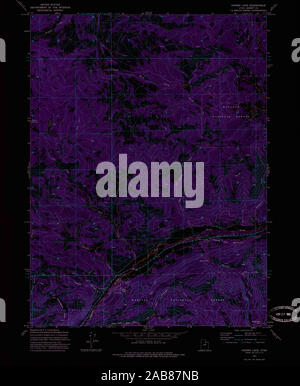 UT Hidden Lake 249815 1972 24000 Restoration Stock Photo - Alamy