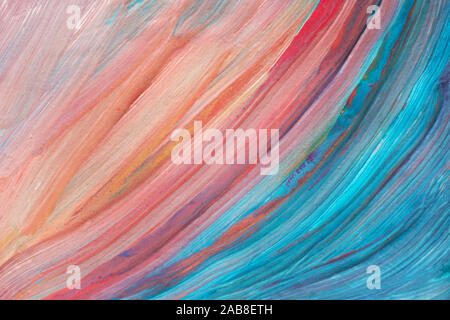 Abstract gouache painting different bright colors. Art painting Stock ...