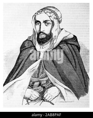 Abdelkader ibn Muhieddine, 1808 – 1883. Also known as Emir Abdelkader ...