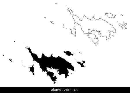 Map of Culebra Island, Puerto Rico, contains geography outlines for ...