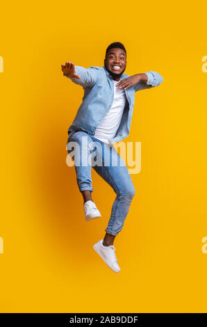 african american karate young guy white background Stock Photo - Alamy