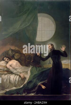 San Francisco de Borja y el moribundo (boceto Stock Photo - Alamy