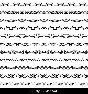 Old border designs set Stock Vector Image & Art - Alamy