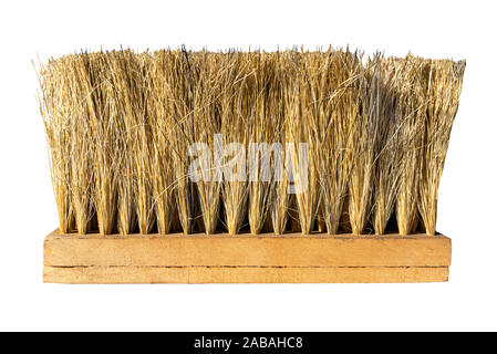 A closeup shot of a wooden brush cleaning the oven racks Stock Photo ...
