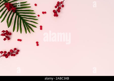 Holiday pattern flat lay top view Xmas Christmas New Year celebration ...