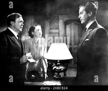 ALIAS NICK BEAL, from left: Audrey Totter, Ray Milland, Thomas Mitchell ...