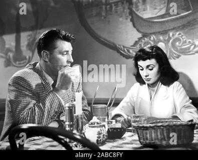 ANGEL FACE, from left, Jean Simmons, Robert Mitchum, 1952 Stock Photo ...