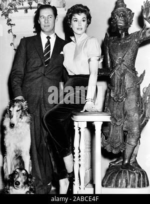 From left: Kay Kendall, Rex Harrison, 1957 Stock Photo - Alamy