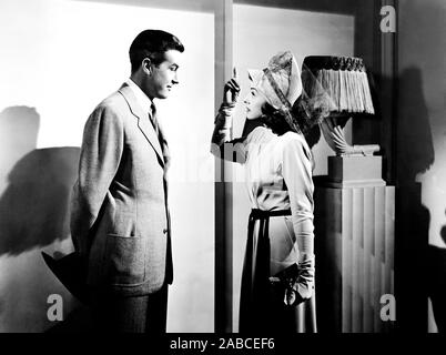 THE CRYSTAL BALL, from left, Paulette Goddard, Ray Milland, 1943 Stock ...