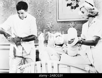 THE DISORDERLY ORDERLY, from left: Jerry Lewis, Susan Oliver, 1964 ...