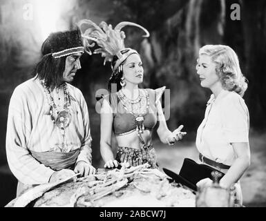 JUNGLE RAIDERS, from left, Carol Hughes, Veda Ann Borg, 1945 Stock ...