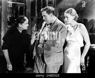 THE OLD DARK HOUSE, from left, Charles Laughton, Raymond Massey, Boris ...