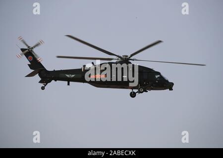 Harbin Z-20 or Zhi-20, a medium lift helicopter produced in the ...