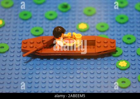 A close observation of the two-meter-long, one-meter-wide and 0.7-meter ...