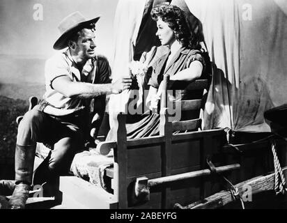 UNTAMED, from left: Richard Egan, Rita Moreno, Susan Hayward, 1955, TM ...