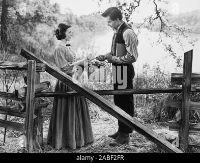 YOUNG MR. LINCOLN, from left: Pauline Moore as Ann Rutledge, Henry Fonda as Abraham Lincoln ...