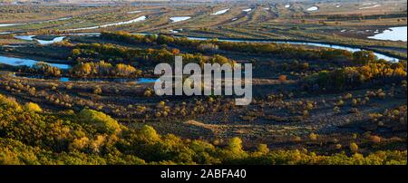Zhenbao Island, a small island located on the Ussuri River on the ...