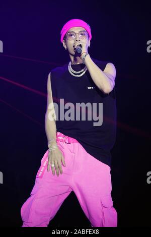 Hong Kong rapper, singer and dancer Jackson Wang attends BAZAAR ...