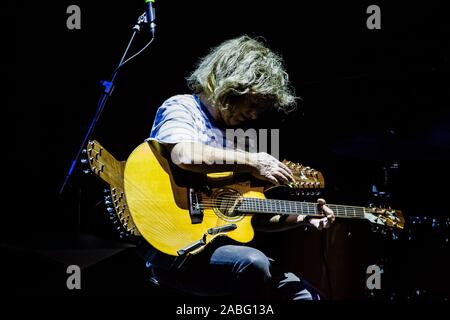 Bologna, Italy. 26th Nov, 2019. The legendary rock guitarist Pat ...