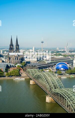 Koln Germany city skyline, Cologne skyline during sunset ,Cologne ...