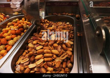 Kuwait City / Kuwait - 10/10/2019: Selection of nuts and seeds on ...