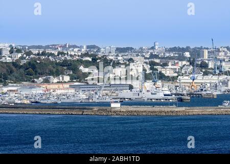 port of Brest Brittany France Stock Photo - Alamy