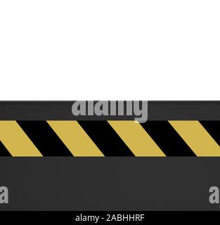 Street Protection Safety Stone Wall 3D Rendering Stock Photo - Alamy