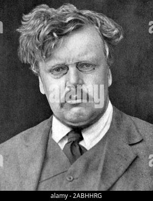 G K CHESTERTON English writer 1874 1936 as shown on a 1930s cigarette ...