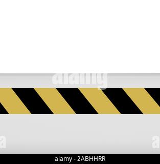 Street Protection Safety Stone Wall 3D Rendering Stock Photo - Alamy