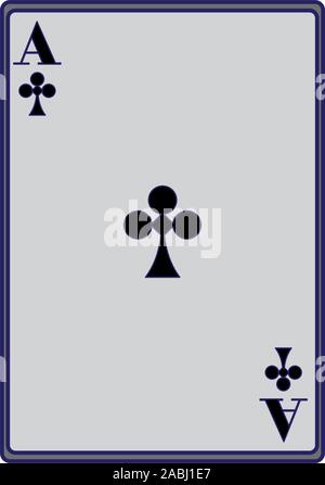 ace of clover isolated icon design Stock Vector Image & Art - Alamy